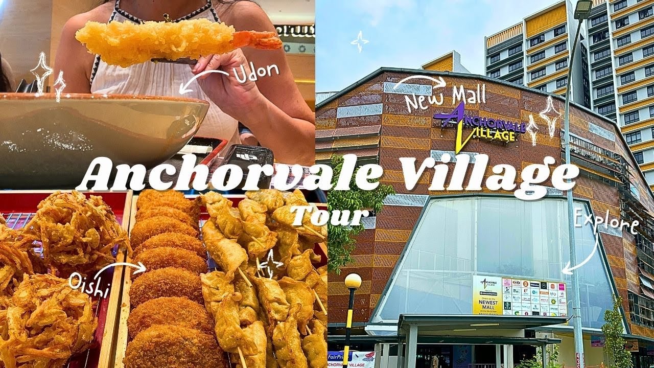 🍤 VLOG, Explore Anchorvale Village, Singapore's Newest Mall | What I ...