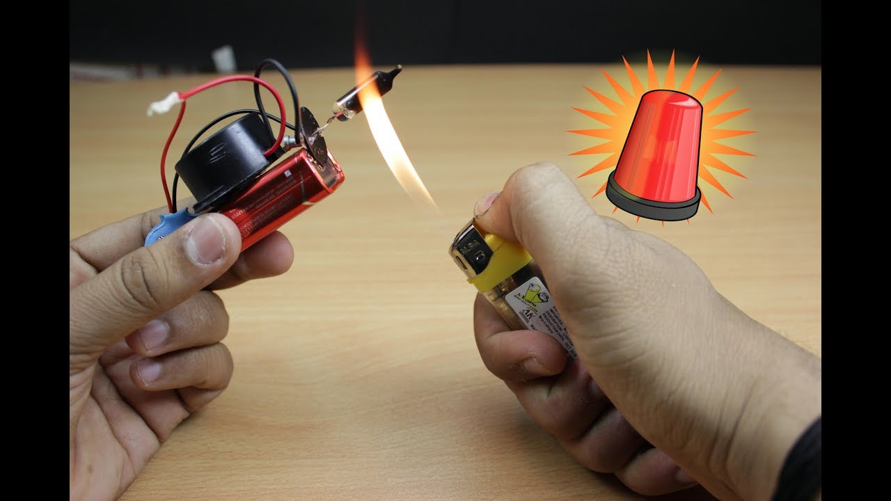 How to Make a Fire Alarm at home - YouTube