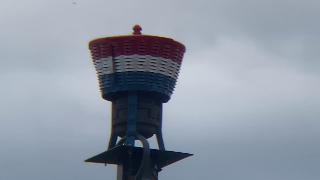 Camp Douglas Decot Red Arrow model 15 noon whistle - YouTube