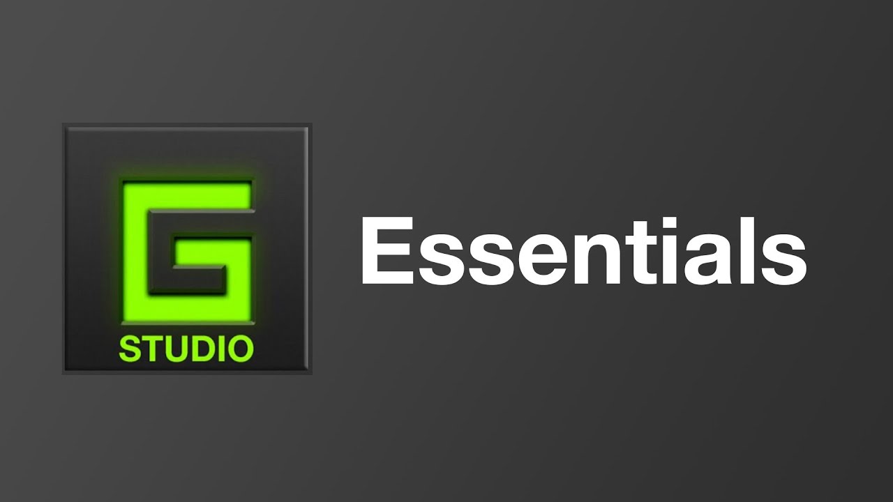 GS Studio Essentials (old) - YouTube
