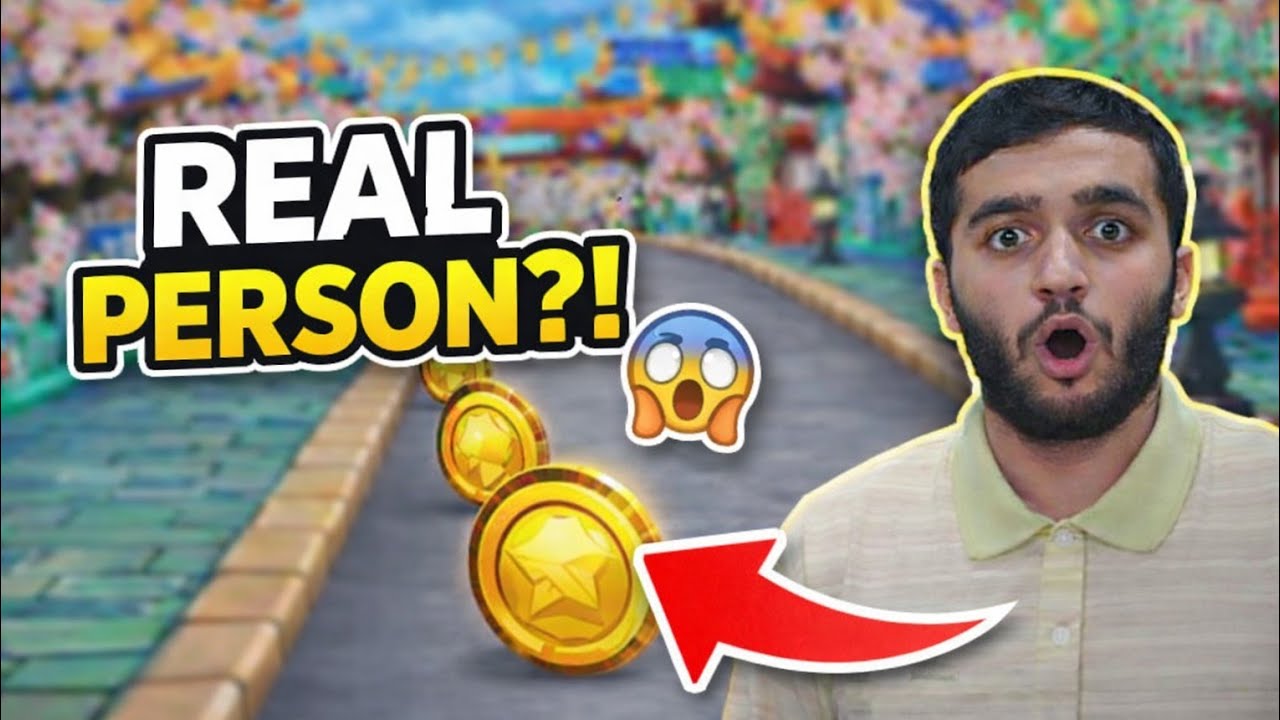 REAL PERSON RUNNING INSIDE THE GAME ! - YouTube
