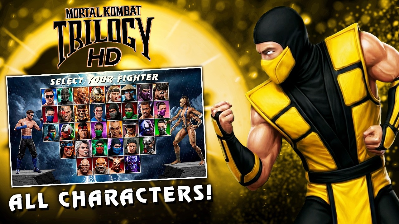Mortal Kombat Trilogy HD Remake — Character Select Screen Revealed ...
