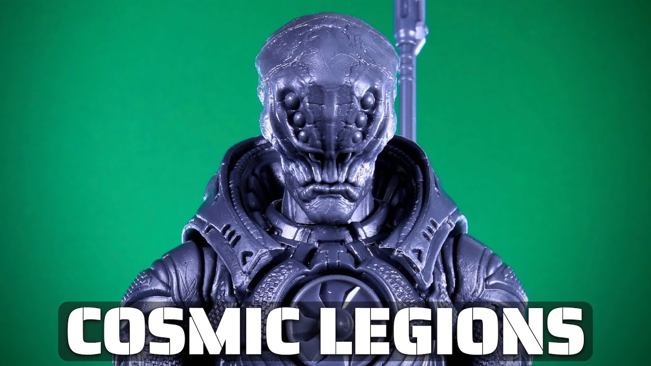 Cosmic Legions T.U.5.C.C. Sentry Action Figure Test Shot Review (Mythic ...