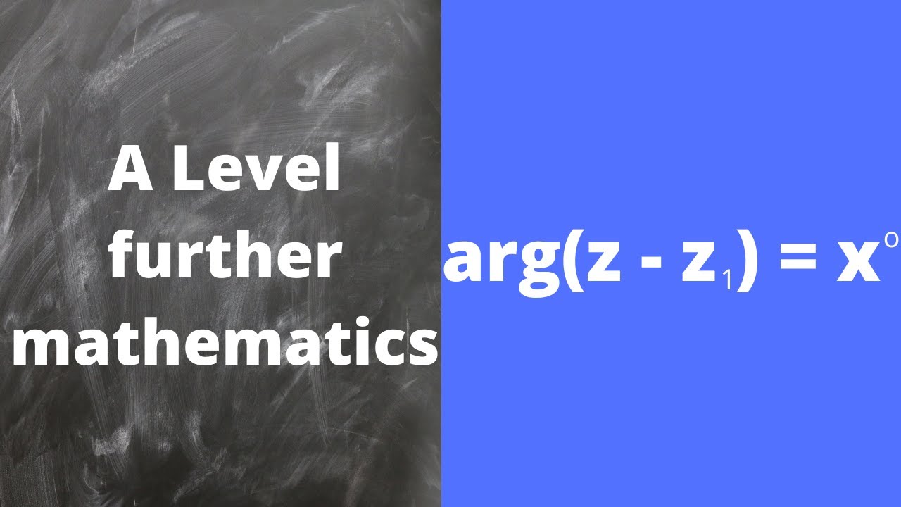 How to draw loci on an Argand diagram using arguments - YouTube