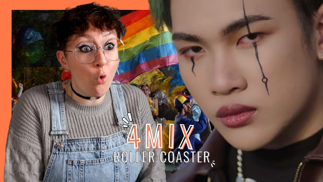 4MIX - ROLLER COASTER [OFFICIAL M/V] REACTION (french)🇧🇪 - YouTube
