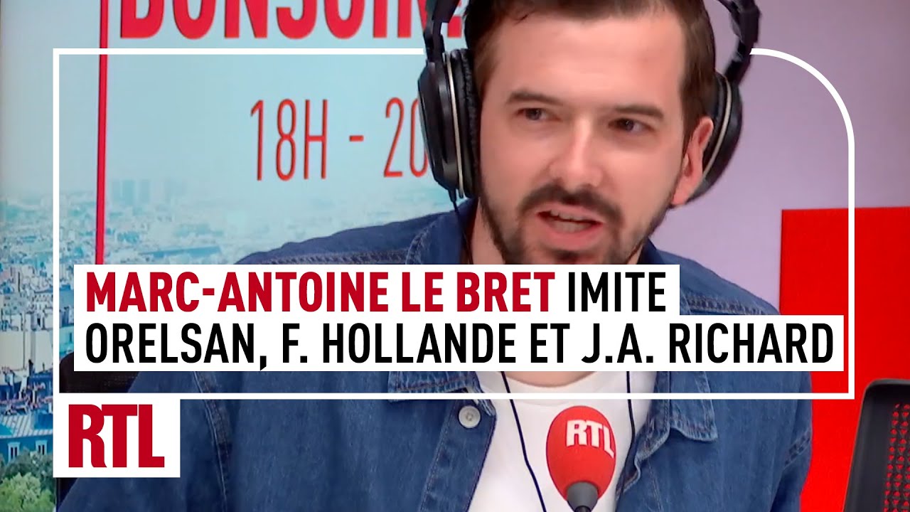 Marc-Antoine Le Bret imite Orelsan, François Hollande et Jean-Alphonse ...
