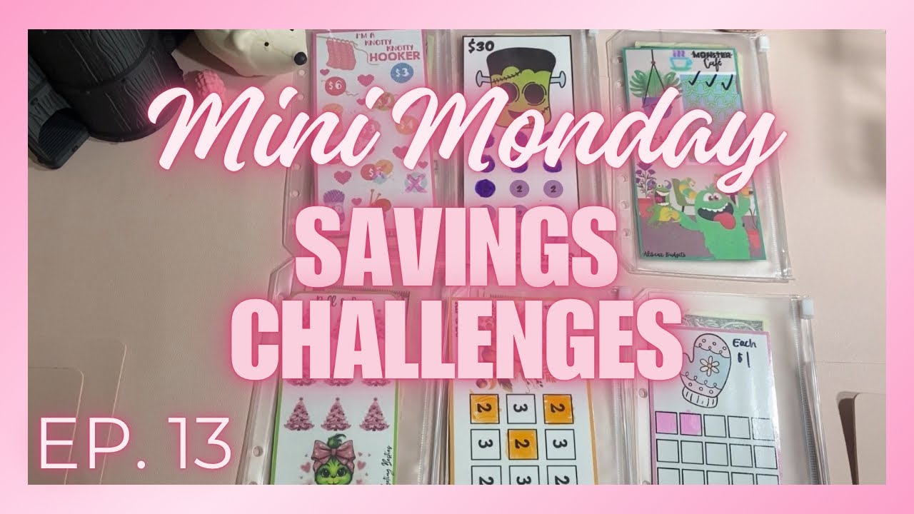 Mini Mondays 13 | Savings Challenges | Saving With $28 - YouTube