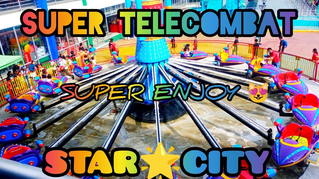 SUPER TELECOMBAT AT STAR CITY WITH MY DAUGHTER #amazing #rides #viral ...