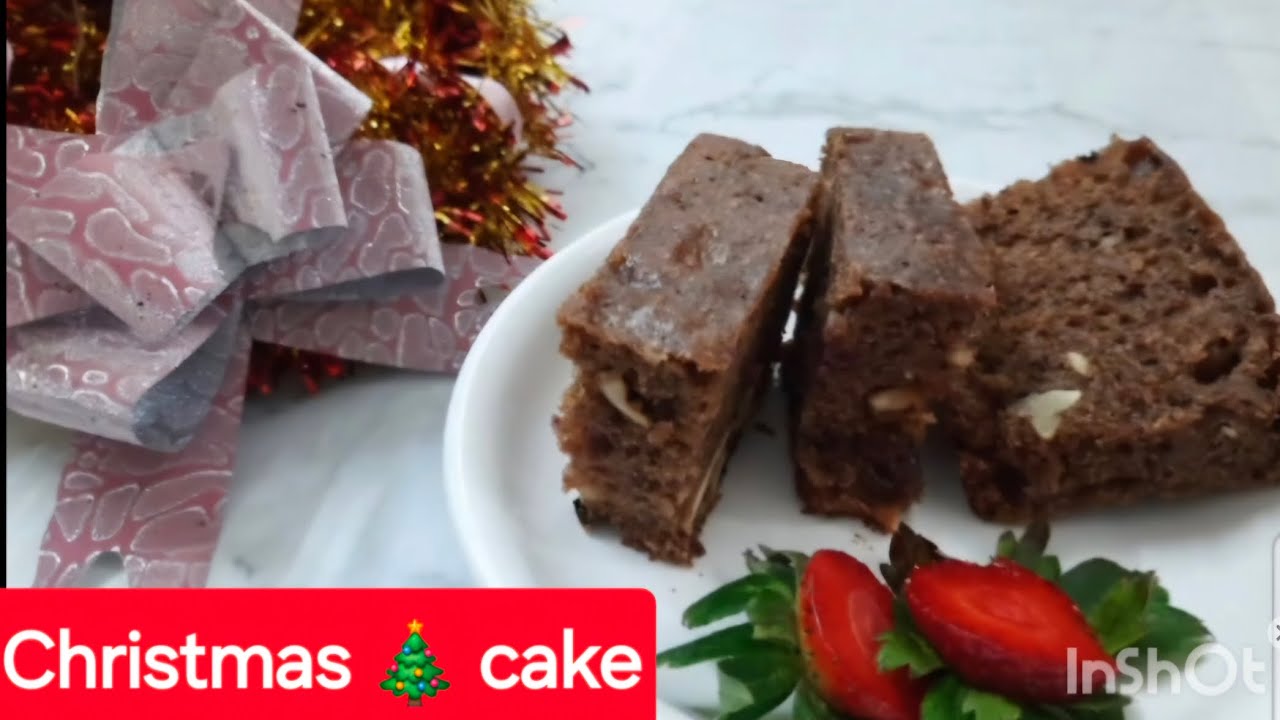 Christmas Cake Recipe without oven, egg and rum /fruit cake - YouTube