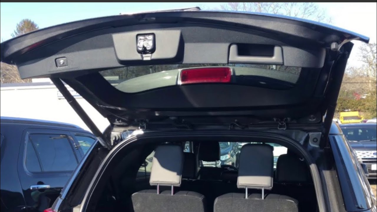 Replacing the Power Lift Gate Strut Shock on a Ford Explorer. - YouTube