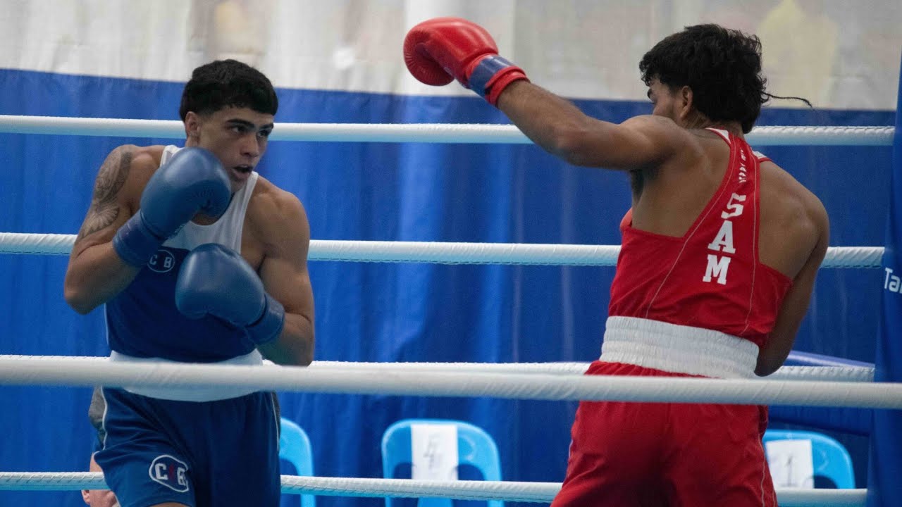Roman Viney (TGA) vs. Jolando Taala (SAM) Pacific Games 2023 SF's (80kg ...