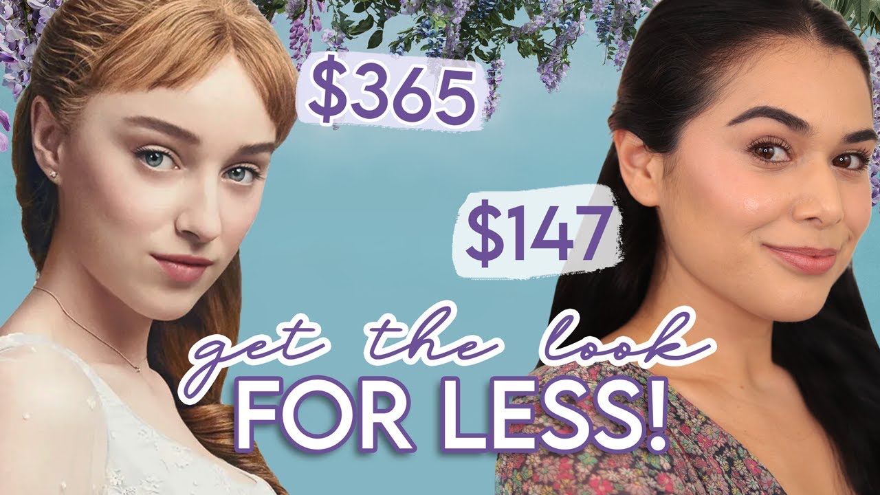 Daphne Bridgerton's Makeup Routine... but with ALL DRUGSTORE Products ...