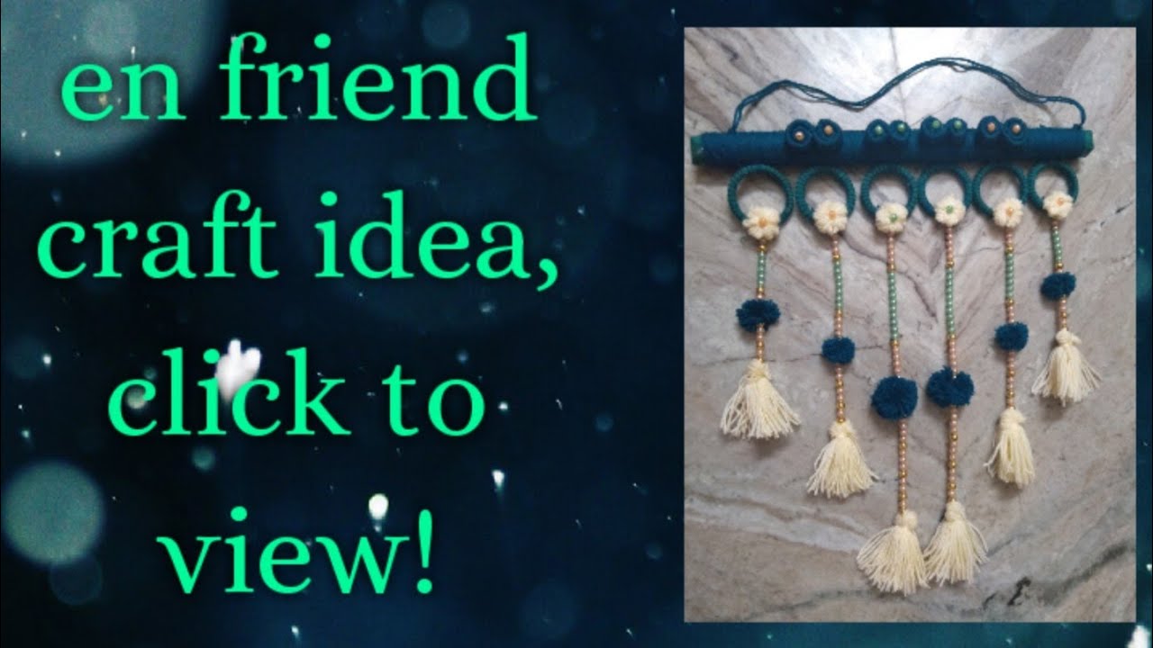 Woollen thread craft - creative Idiomatics - YouTube