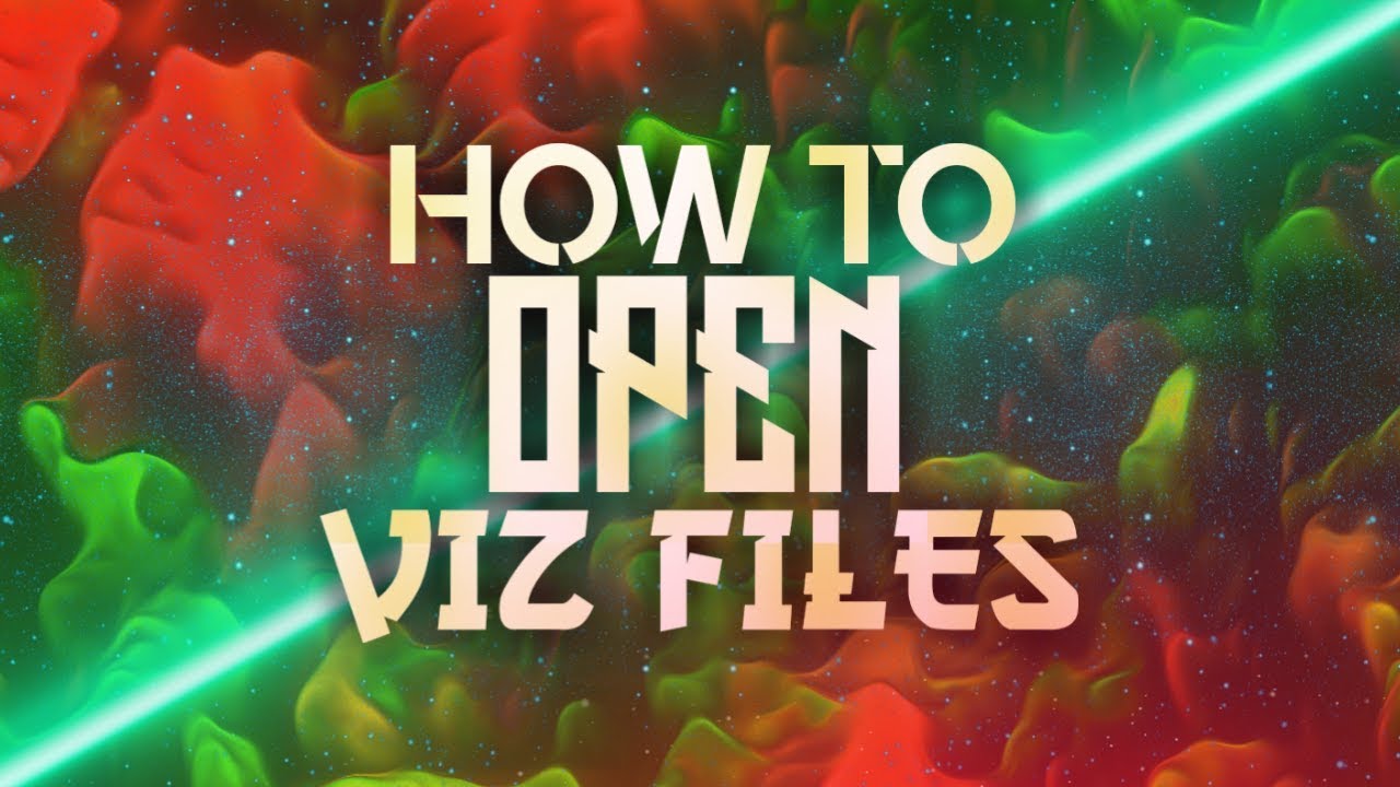 How to open viz files! - YouTube