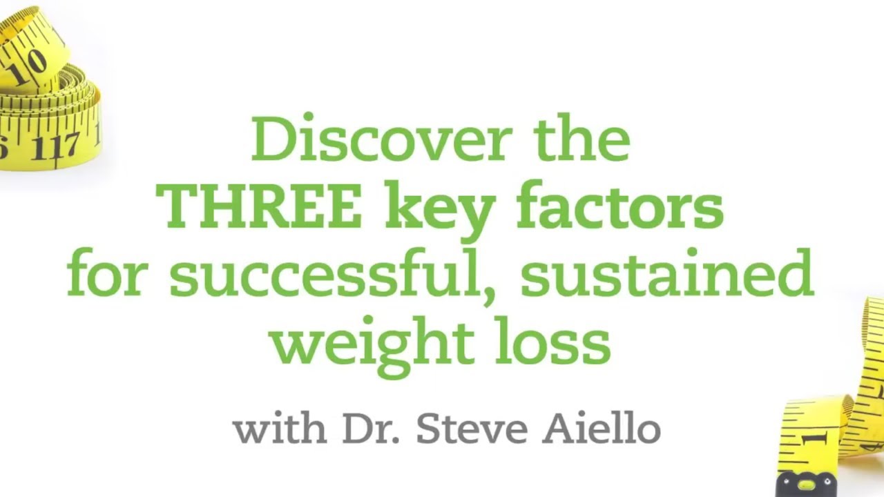 The 3 Key Factors for Simple & Easy Weight Loss - YouTube
