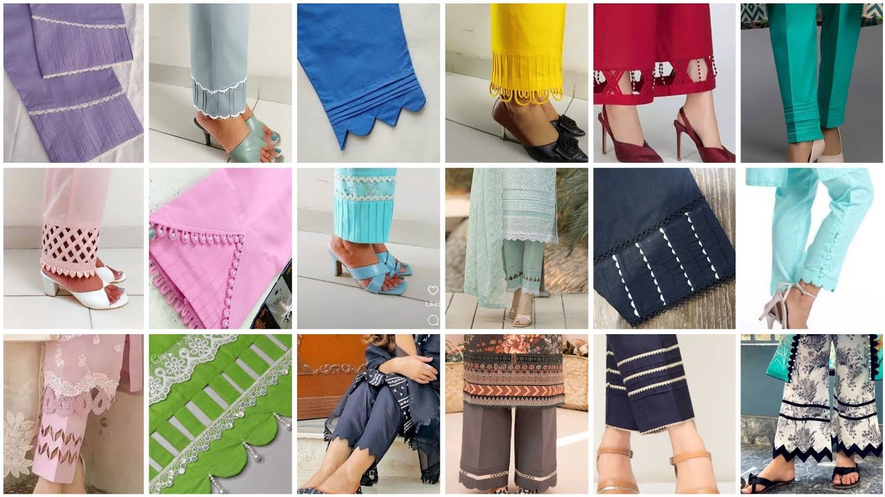 Latest Pakistani Trouser Design 2026/Shalwar Design/Salwar Ke Design ...