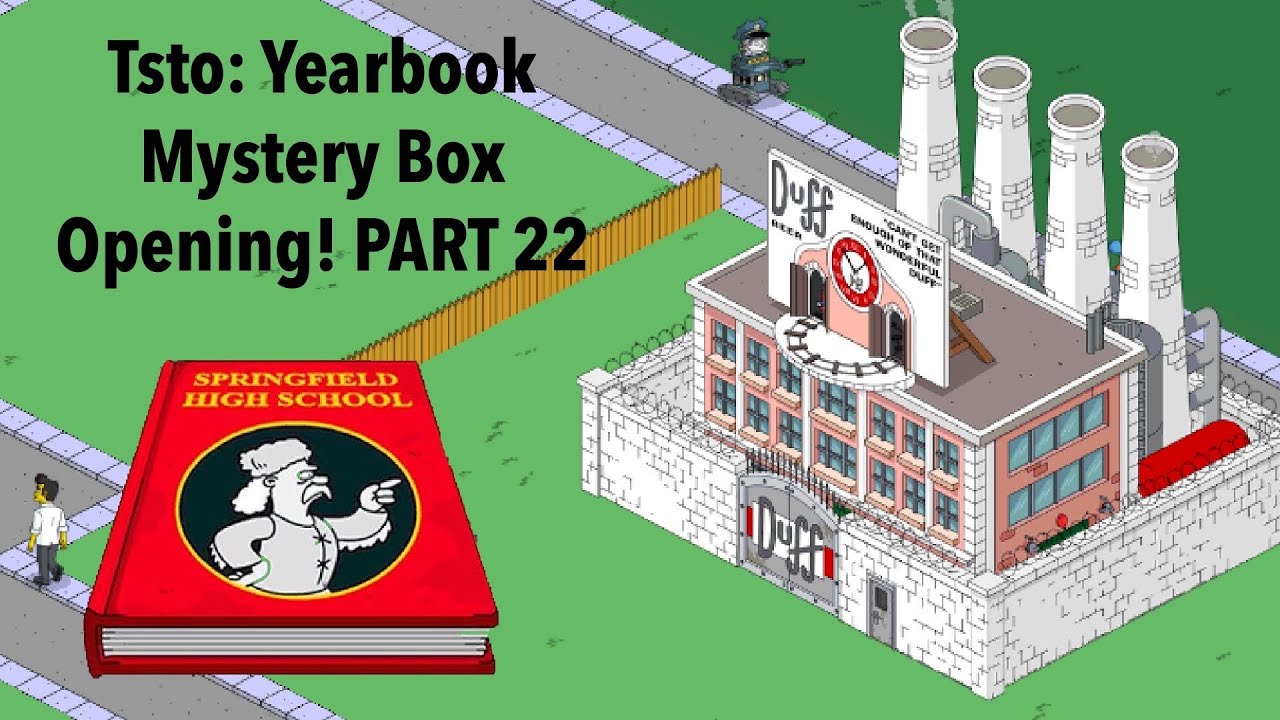 The Simpsons Tapped Out - Yearbook mystery Box Opening - part 22 - YouTube