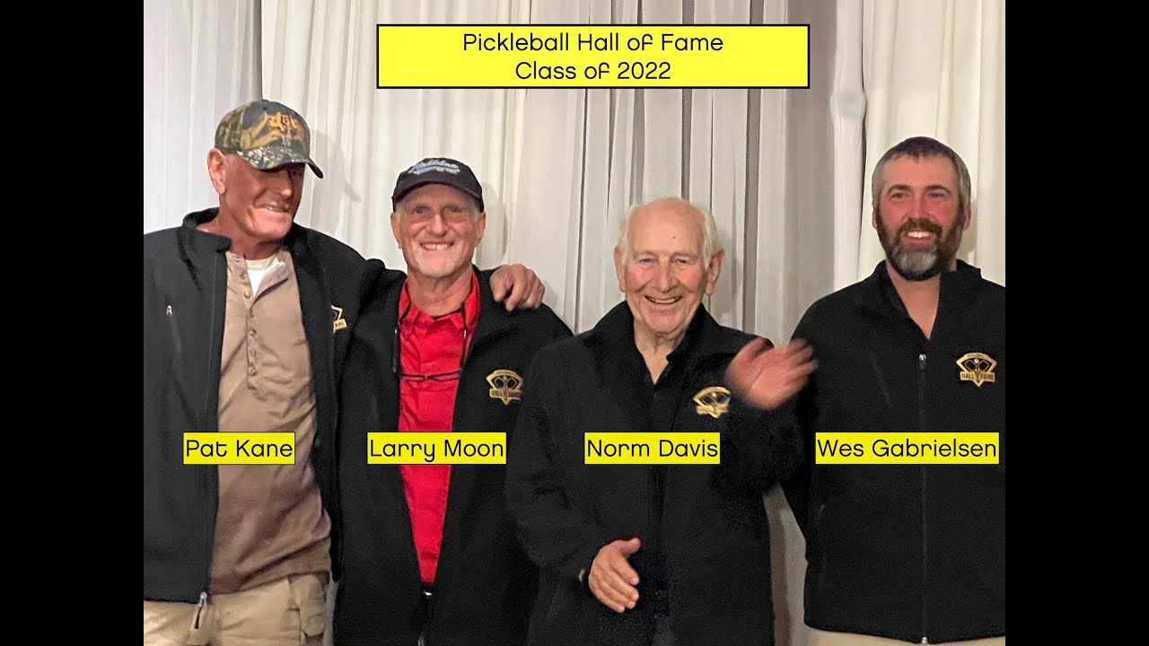 Rusty introduces the Pickleball Hall of Fame Class of 2022 #shorts # ...