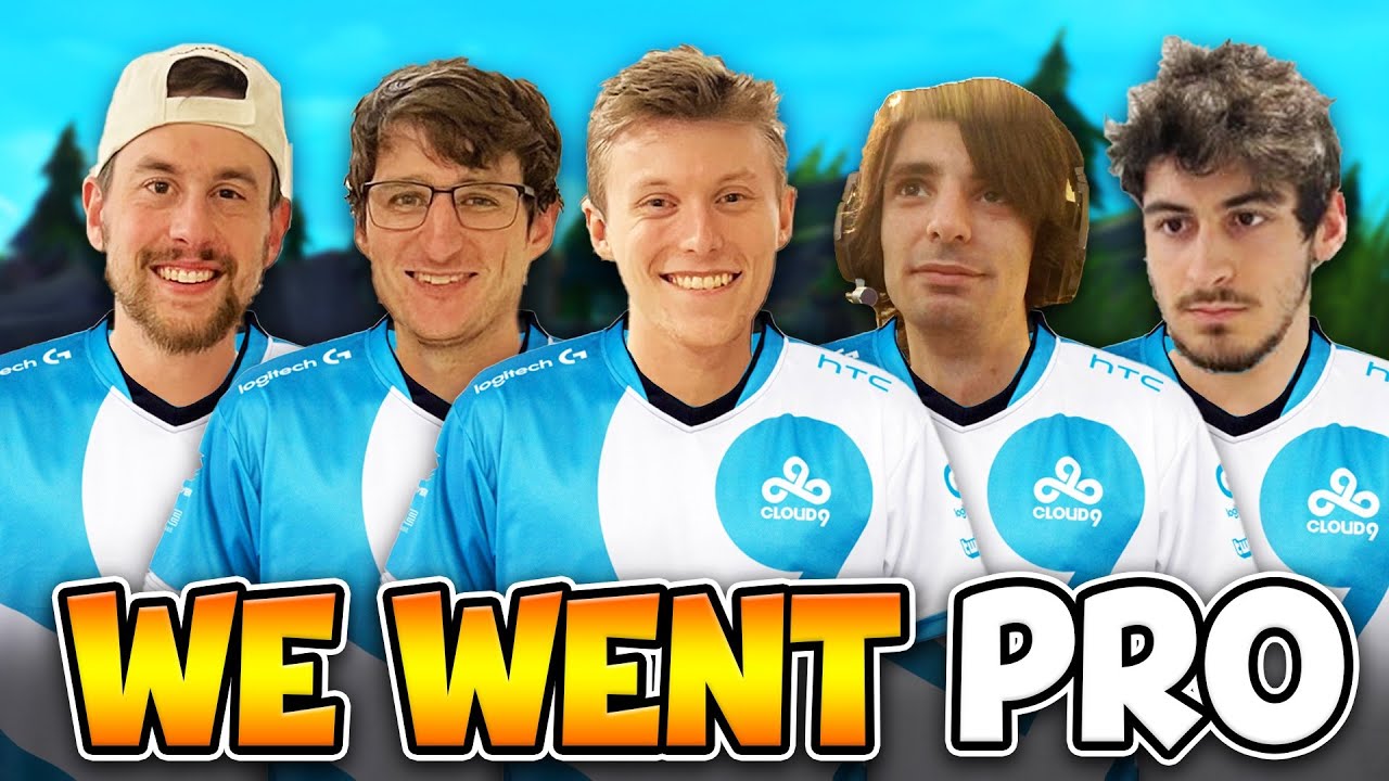 WE BECAME PROFESSIONAL LEAGUE PLAYERS... (FFS VS. PRO TEAM) - YouTube