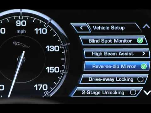 How To Operate Jaguar XJ Virtual Instruments - YouTube