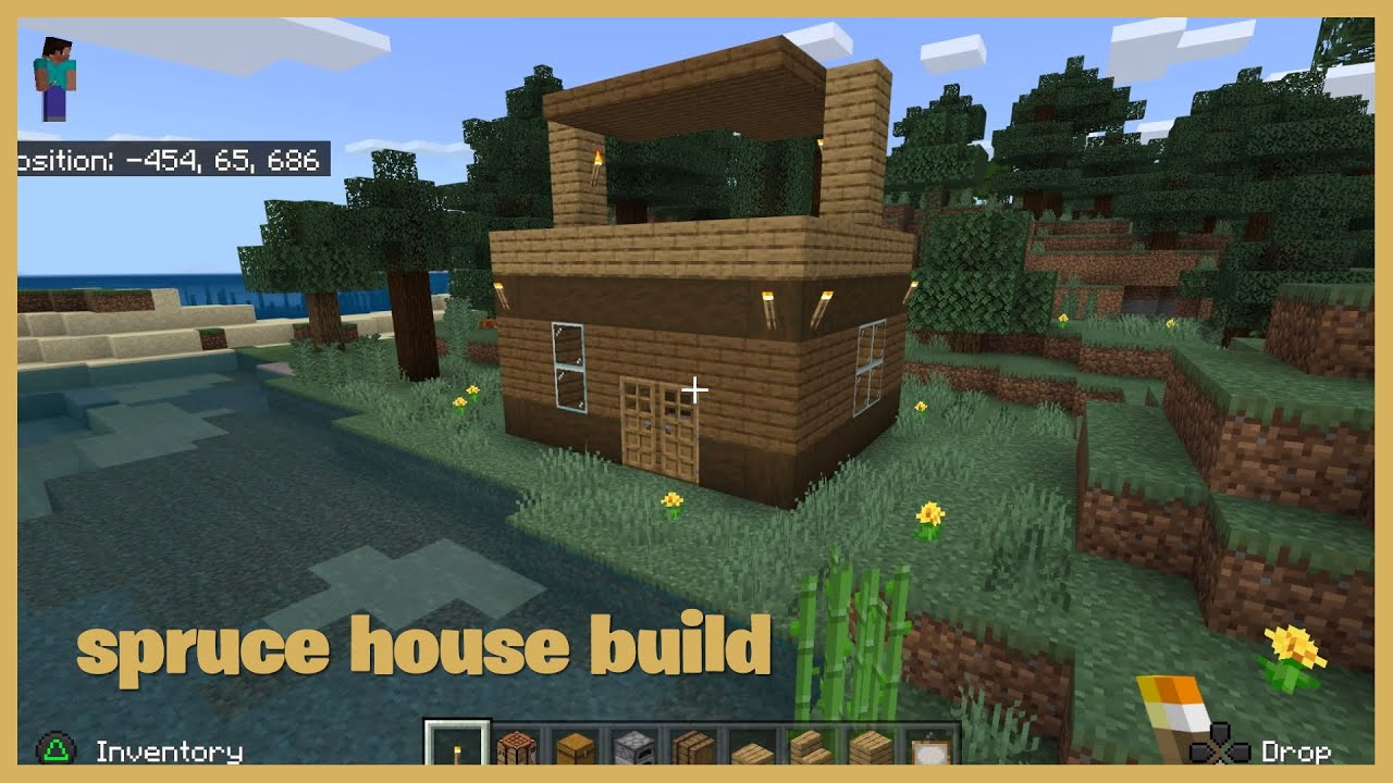 Minecraft Tutorial Spruce and Oak House - YouTube