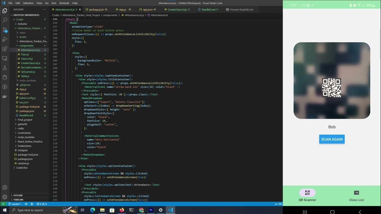 CS50x Final Project | Attendance Tracker App - YouTube