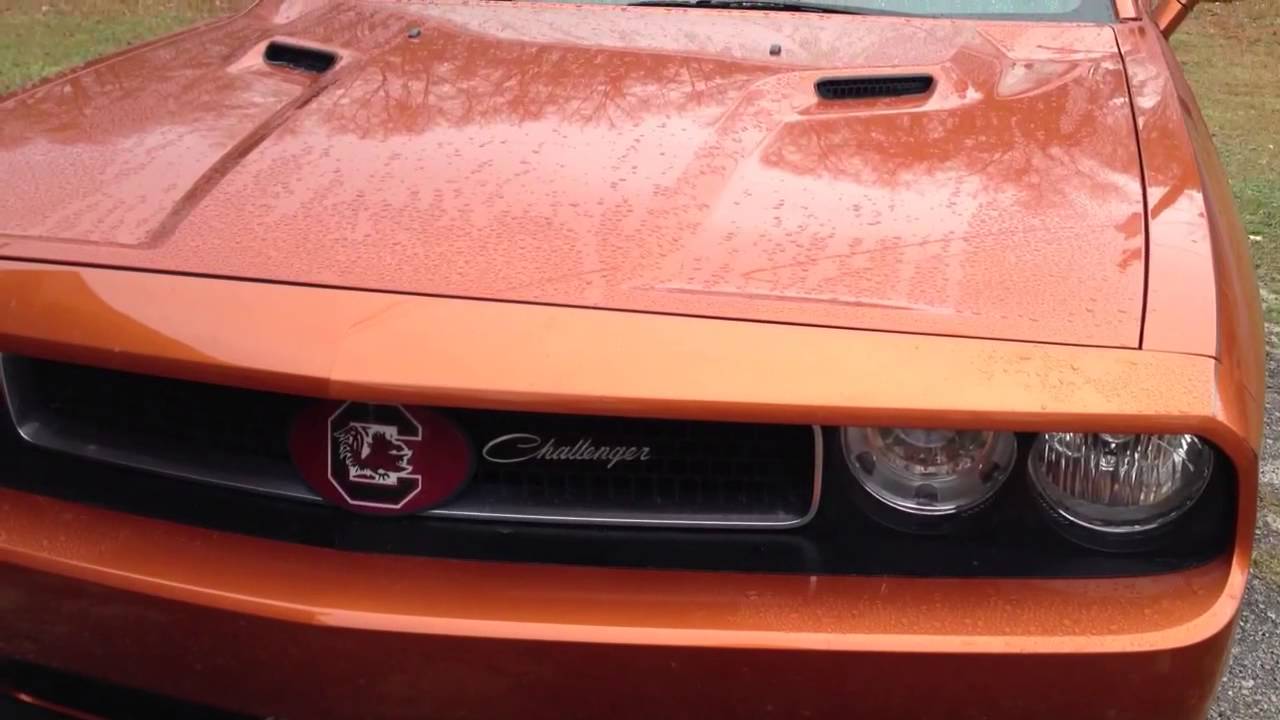 Dodge Challenger SE with Script Front Grill Emblem Prt 1 - YouTube