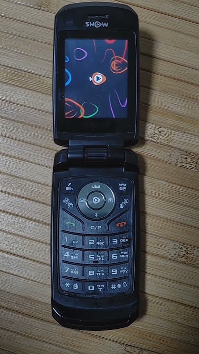 애니콜 메탈슬림(SPH-W5000) 전원 ON/OFF - YouTube