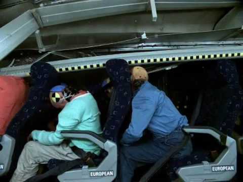Bus Crash Test Interior 1 - YouTube