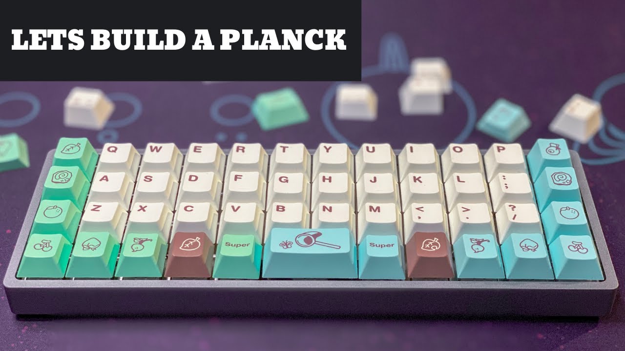 Planck Mechanical Keyboard Build - YouTube