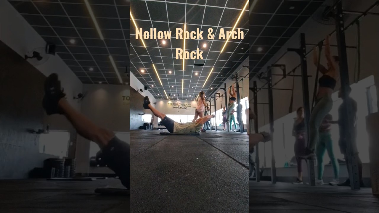 Hollow Rock & Arch Rock (Crossfit) #exercíciosparaemagrecer - YouTube