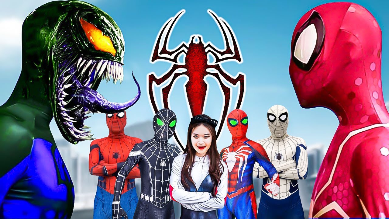 TEAM SPIDER MAN in REAL LIFE #31 | Marvel's Spider-Man 2 - Expanded ...