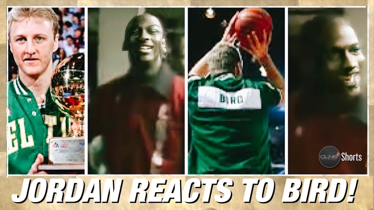 Michael Jordan SHOCKED By LARRY BIRD 3 POINT Contest - YouTube