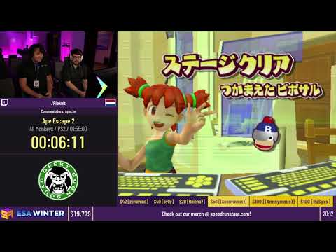 Ape Escape 2 [All Monkeys] by Riekelt - #ESAWinter20