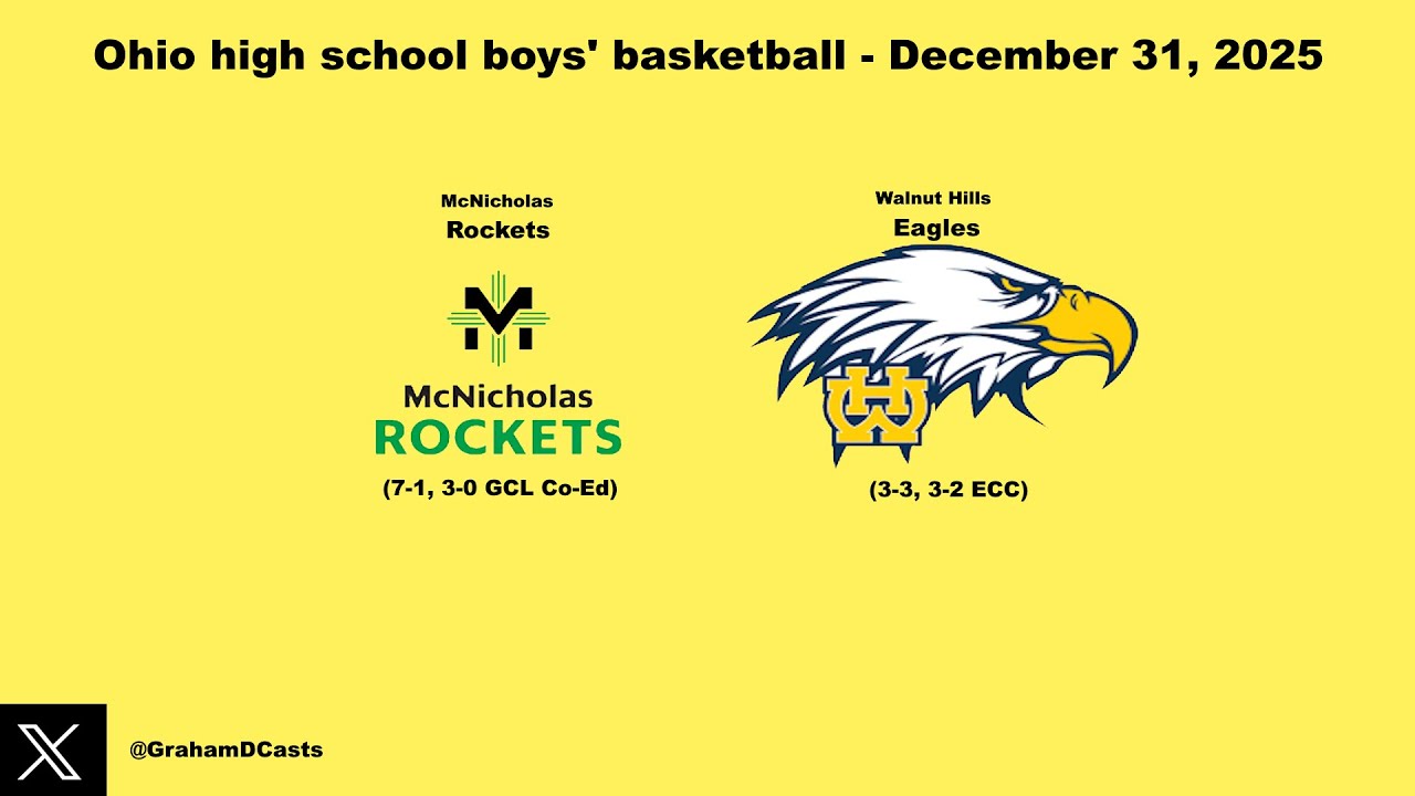McNicholas Rockets at Walnut Hills Eagles - Ohio high school basketball ...