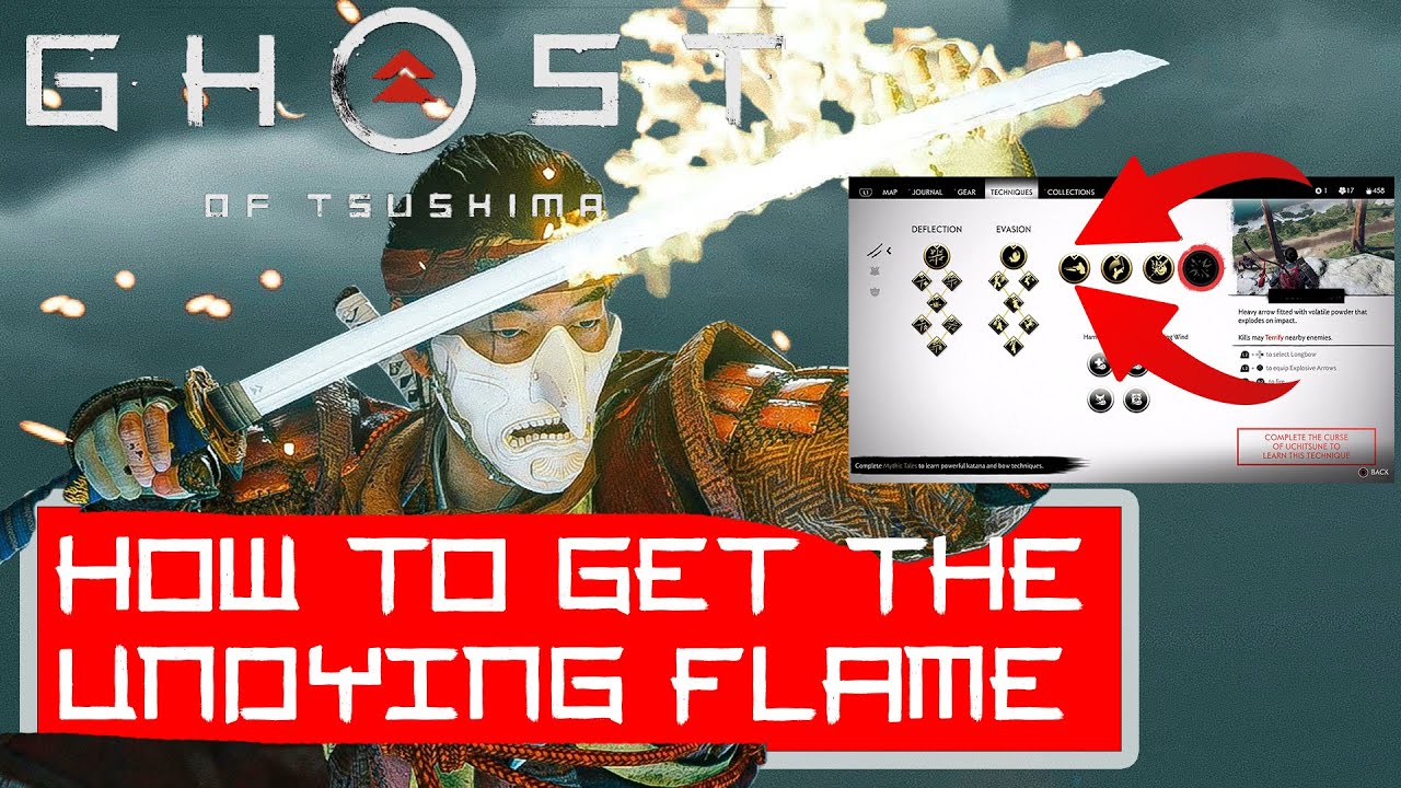How to get THE UNDYING FLAME Mythic Technique - Ghost of Tsushima - YouTube
