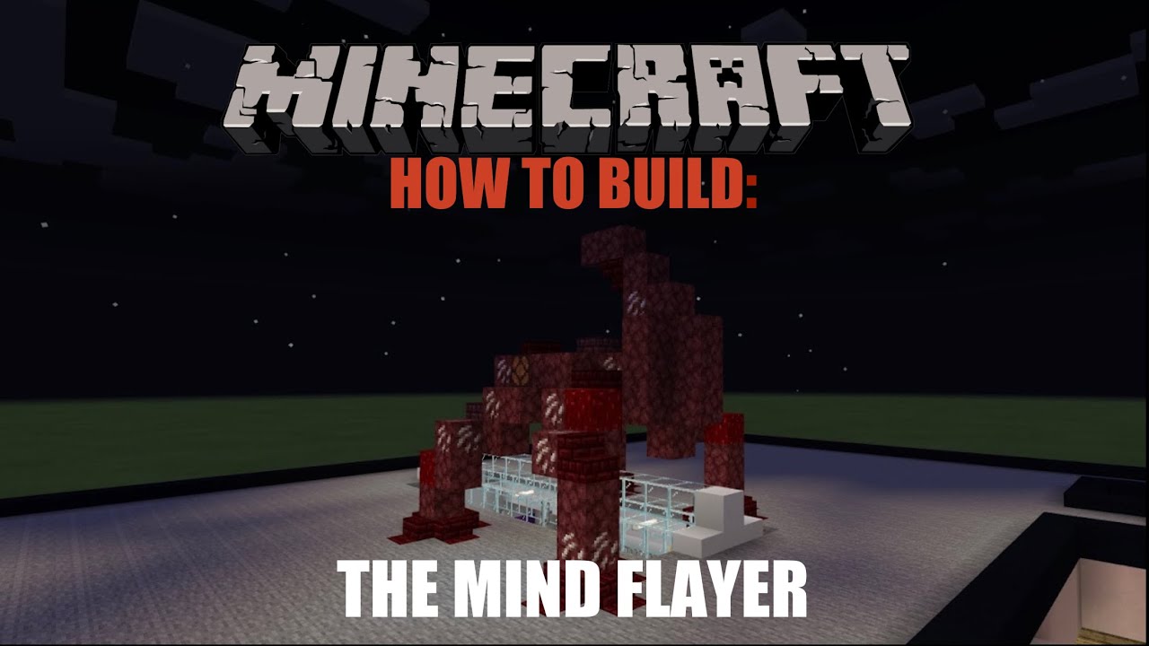 How to build the Mind Flayer (flesh) from stranger things in Minecraft ...