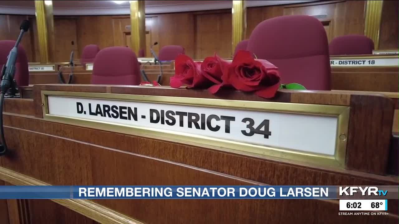 ND Senate colleagues remember Senator Doug Larsen - YouTube