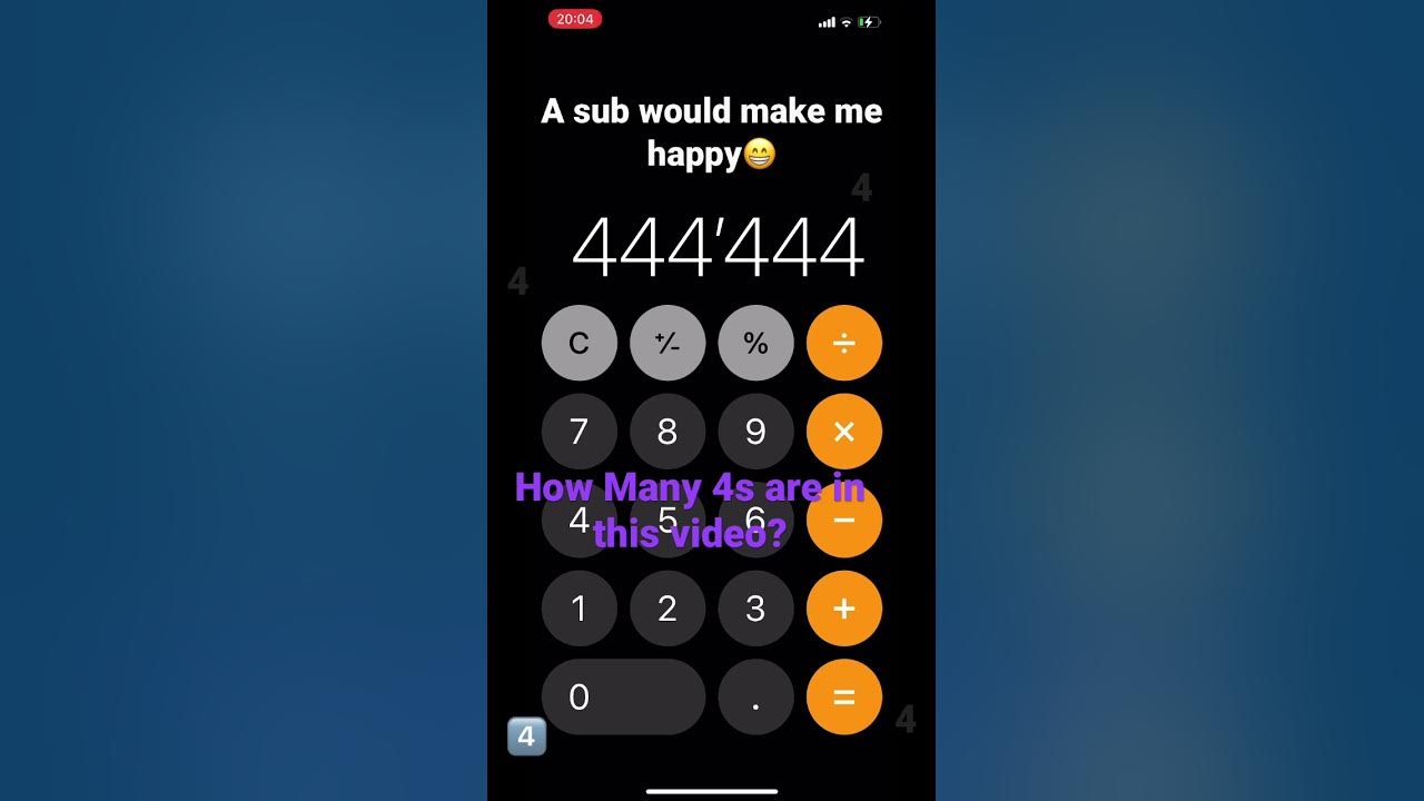 How Many 4s Are In This Video YouTube how-many-4s-are-in-this-video-youtube