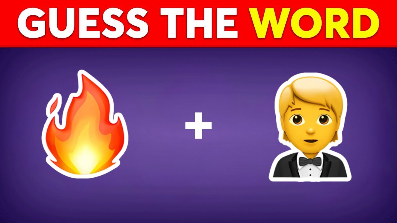 Guess The Word By Emoji - YouTube