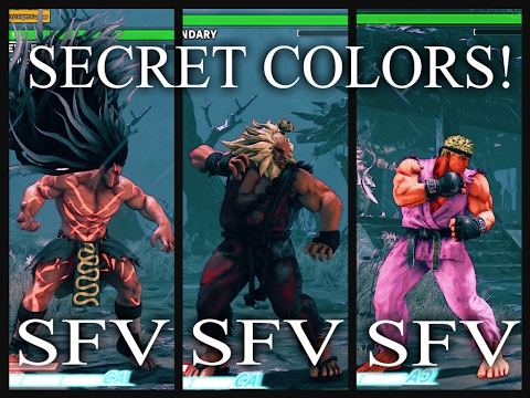 SFV LEVEL 50 SECRET COLORS OF RYU AKUMA NECALLI! - YouTube