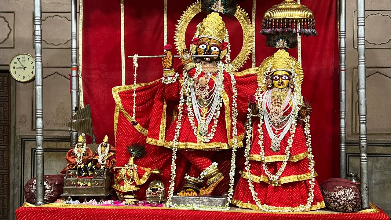 Darshan of Shree Radha Madhav ji in Kanak ghati Jaipur 🛎️🙏plz👍share ...