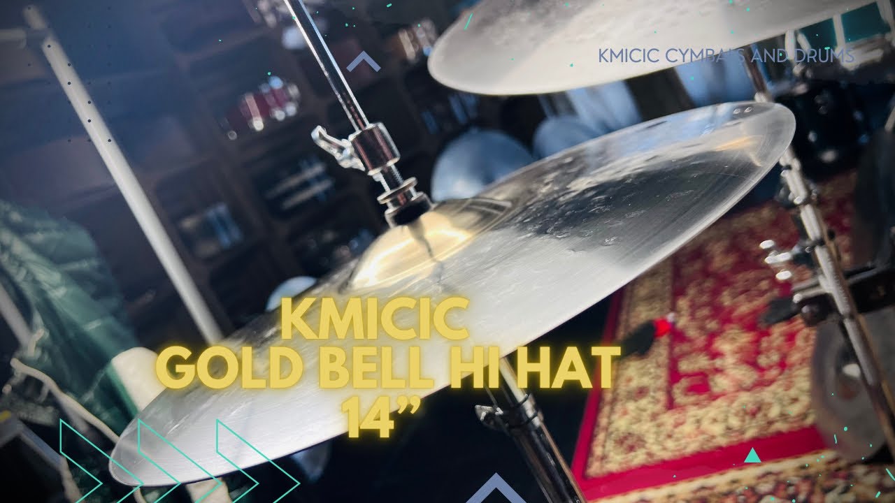 Kmicic Gold bell Hi hat 14” - YouTube