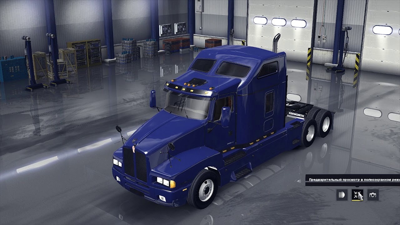 Обзор мода Kenworth T600.ATS. - YouTube