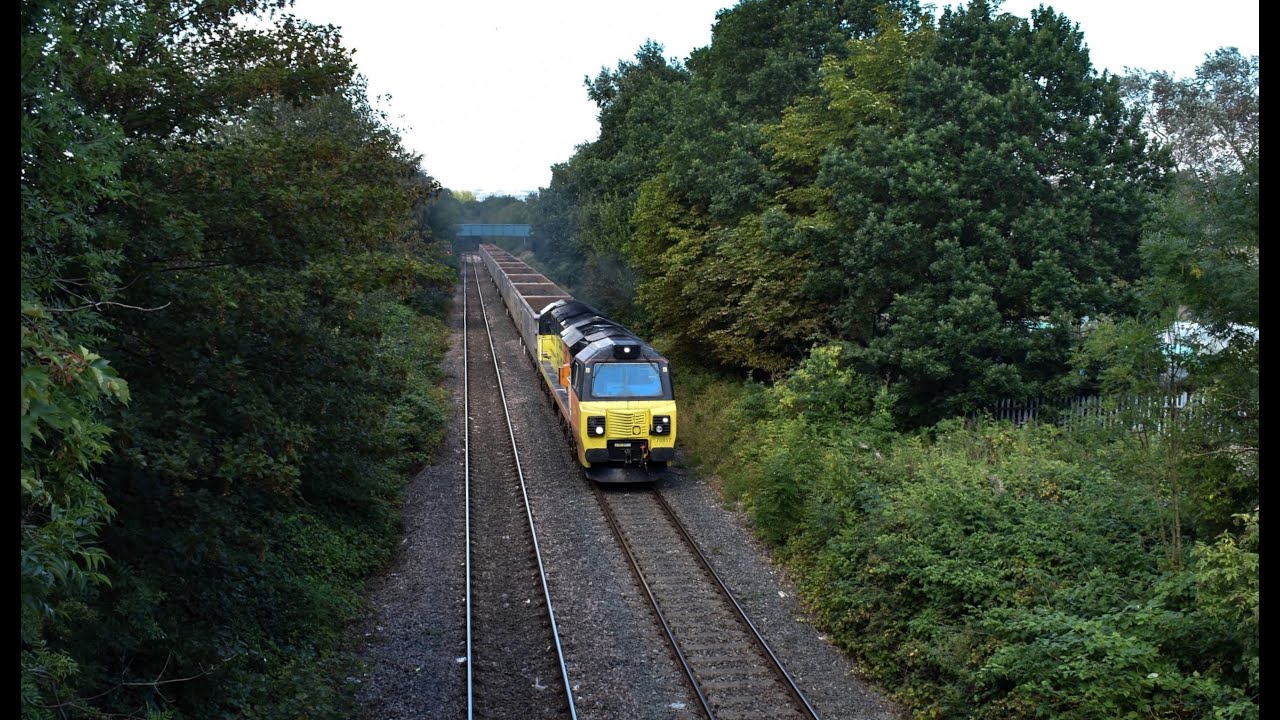 Colas Rail Class 70 No. 70817 on 6Z50 Tyne S.S - Longport Land Recovery ...