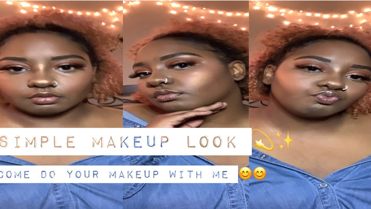 My First Makeup Look!! - YouTube