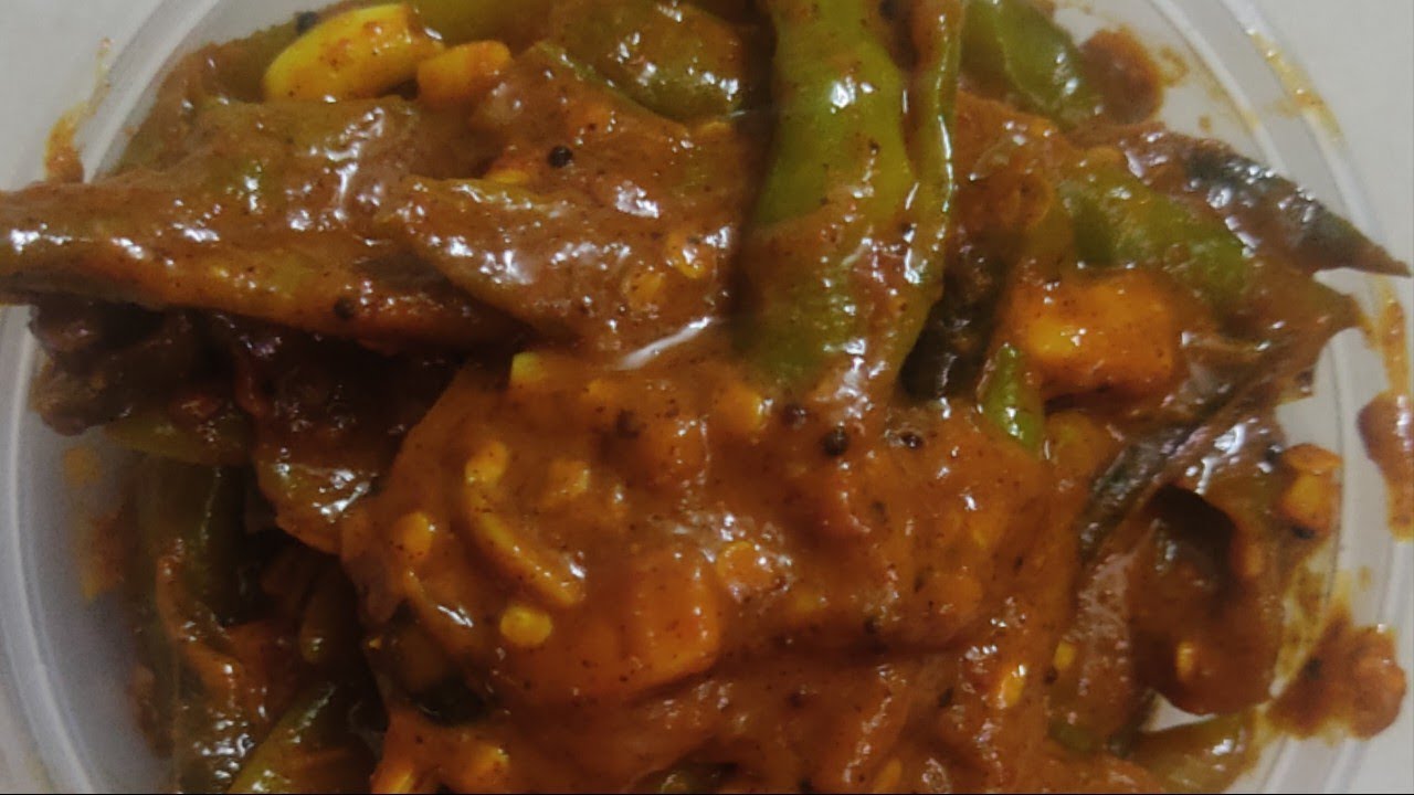 kara saravana Green chilli pickle or thokku seiyyalam vanga - YouTube