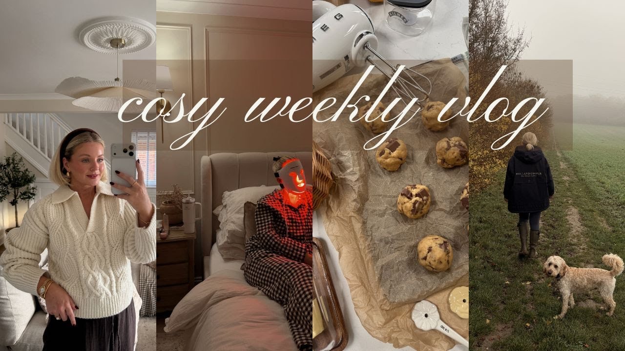 COSY VLOG, MINI H&M HAUL, BAKING THE ULTIMATE COOKIES, TRYING NEW ...