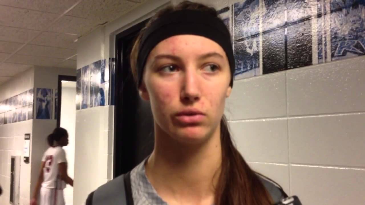 Tesha Buck postgame - YouTube
