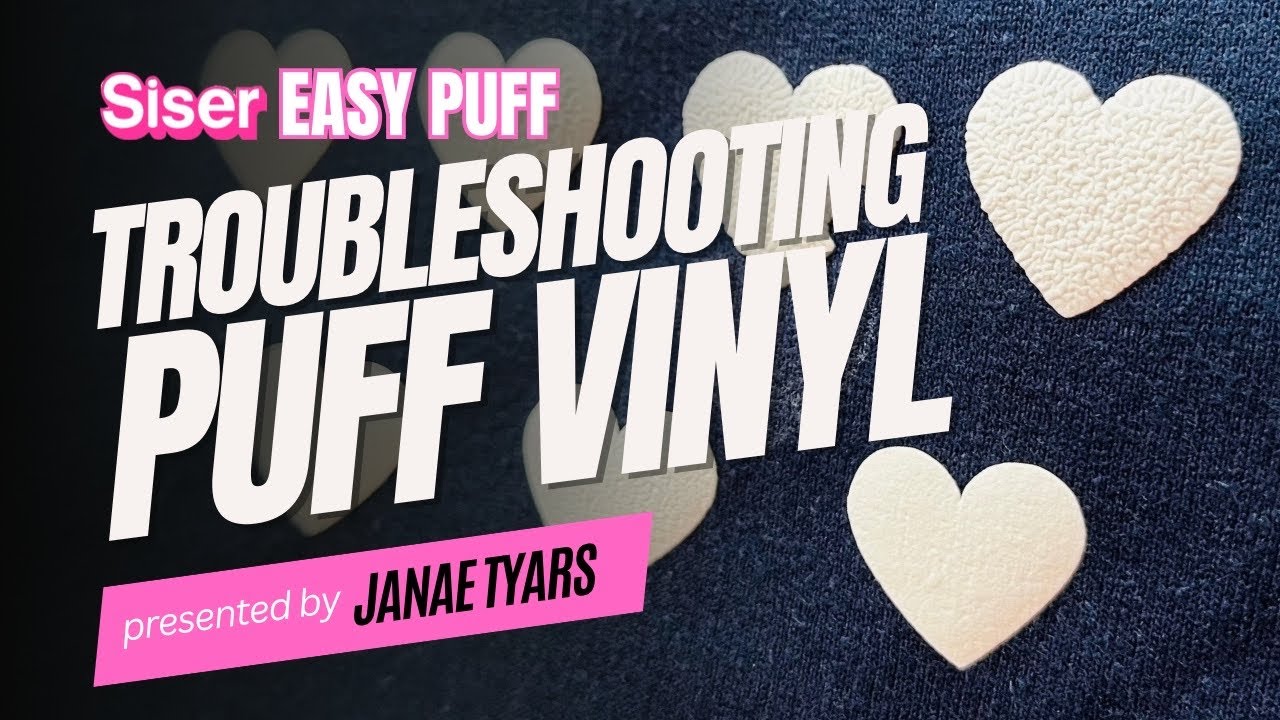 How to Get a Smooth Puff Vinyl Transfer - YouTube